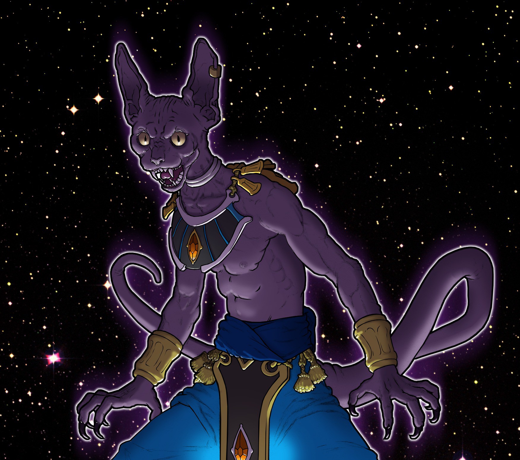 Tuyển tập fan art không thể chất hơn về thần hủy diệt Beerus trong ...