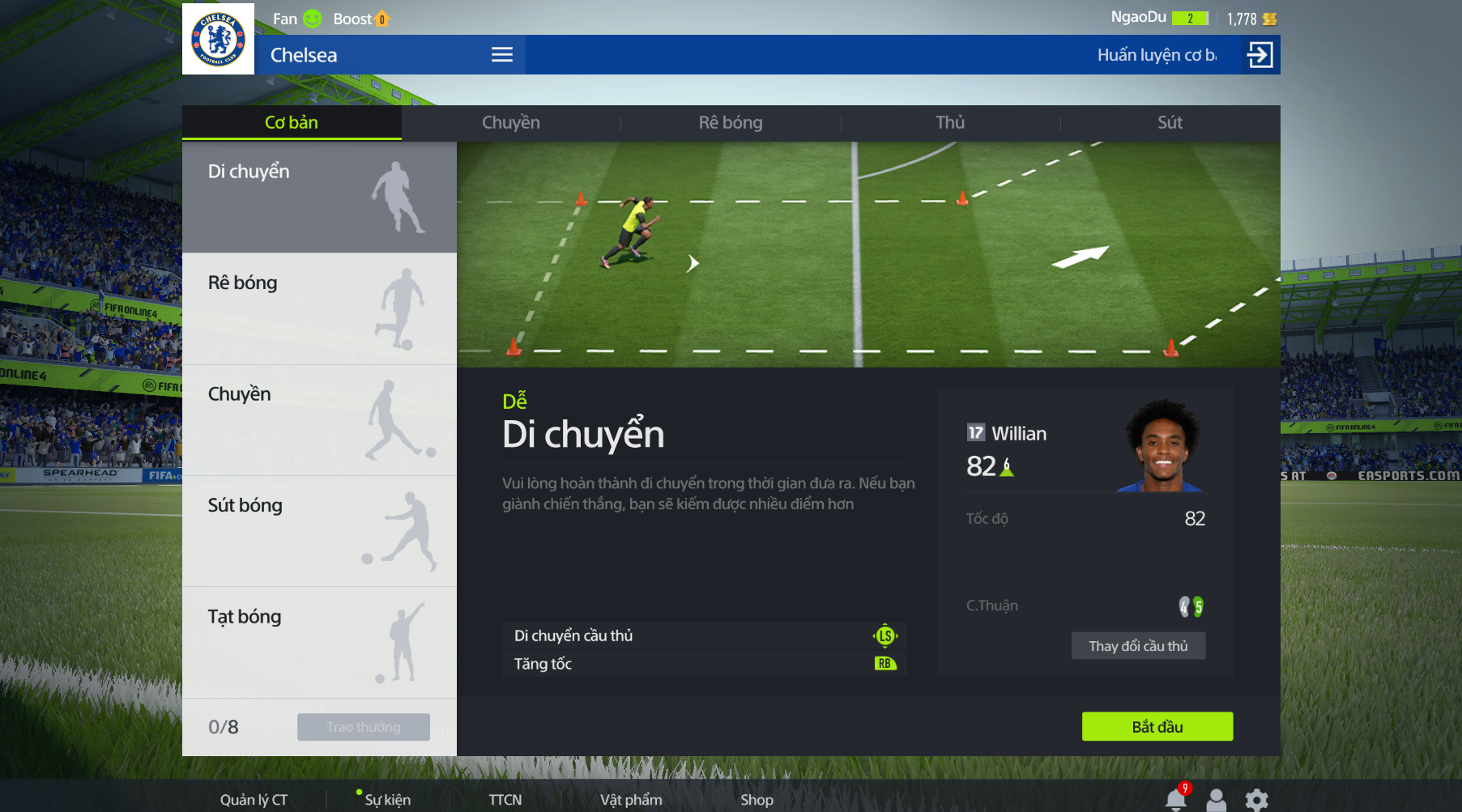 Những hình ảnh đầu tiên về FIFA Online 4 trong giai đoạn CLose Beta