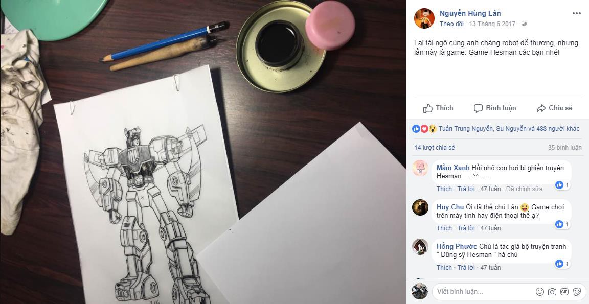 Hesman Legend - Game Việt chuyển thể từ truyện tranh Dũng Sĩ Hesman trở lại