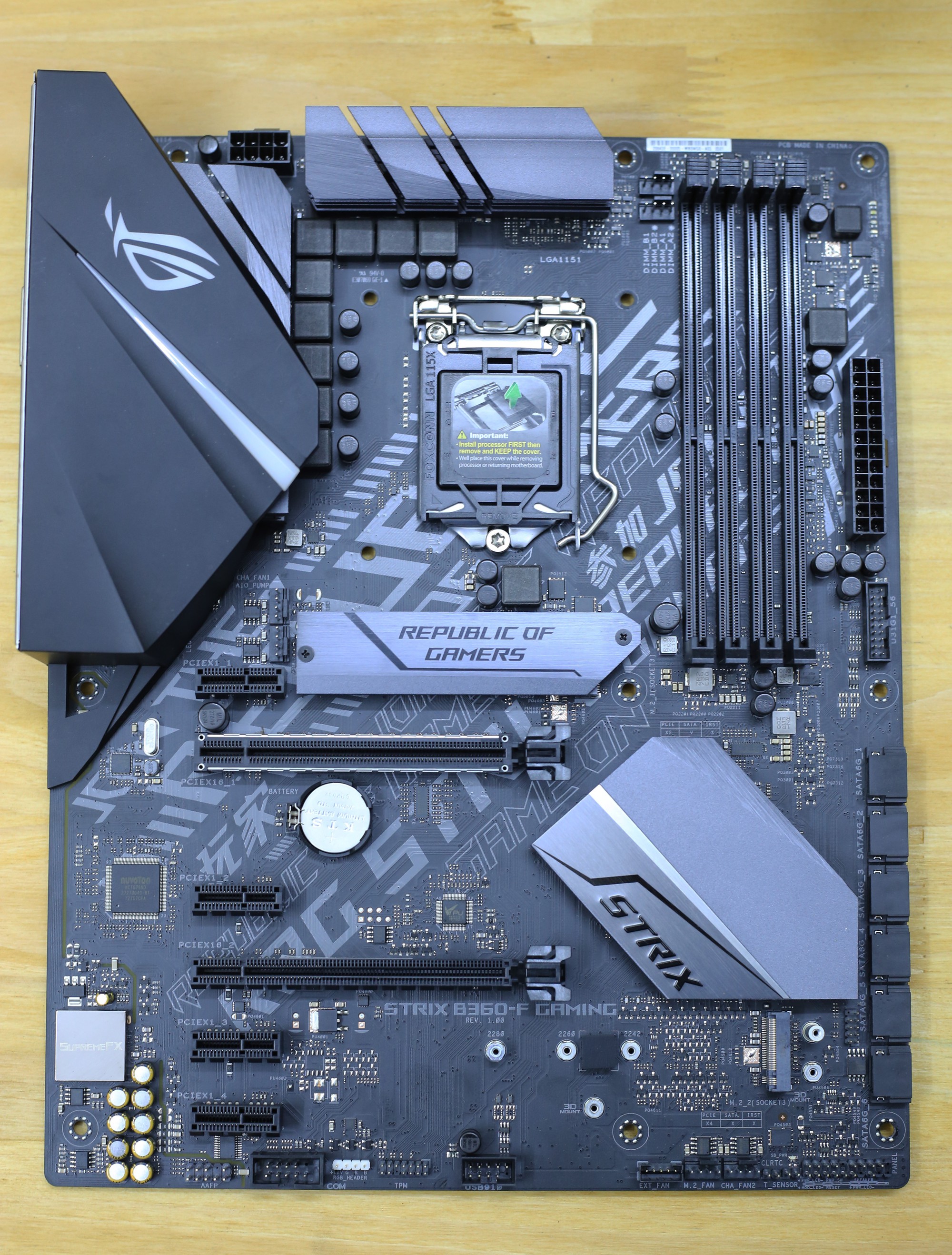 ROG Strix B360-F Gaming - Bo mạch chủ 'hot boy xăm trổ' cực ngon cho ...