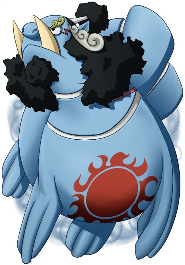 Hình ảnh thú vị khi các nhân vật trong One Piece dưới hình dạng các Pokemon