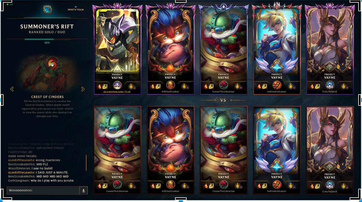 LMHT: Màn hình tải trận, khung xếp hạng mới và tính năng chat trong ...