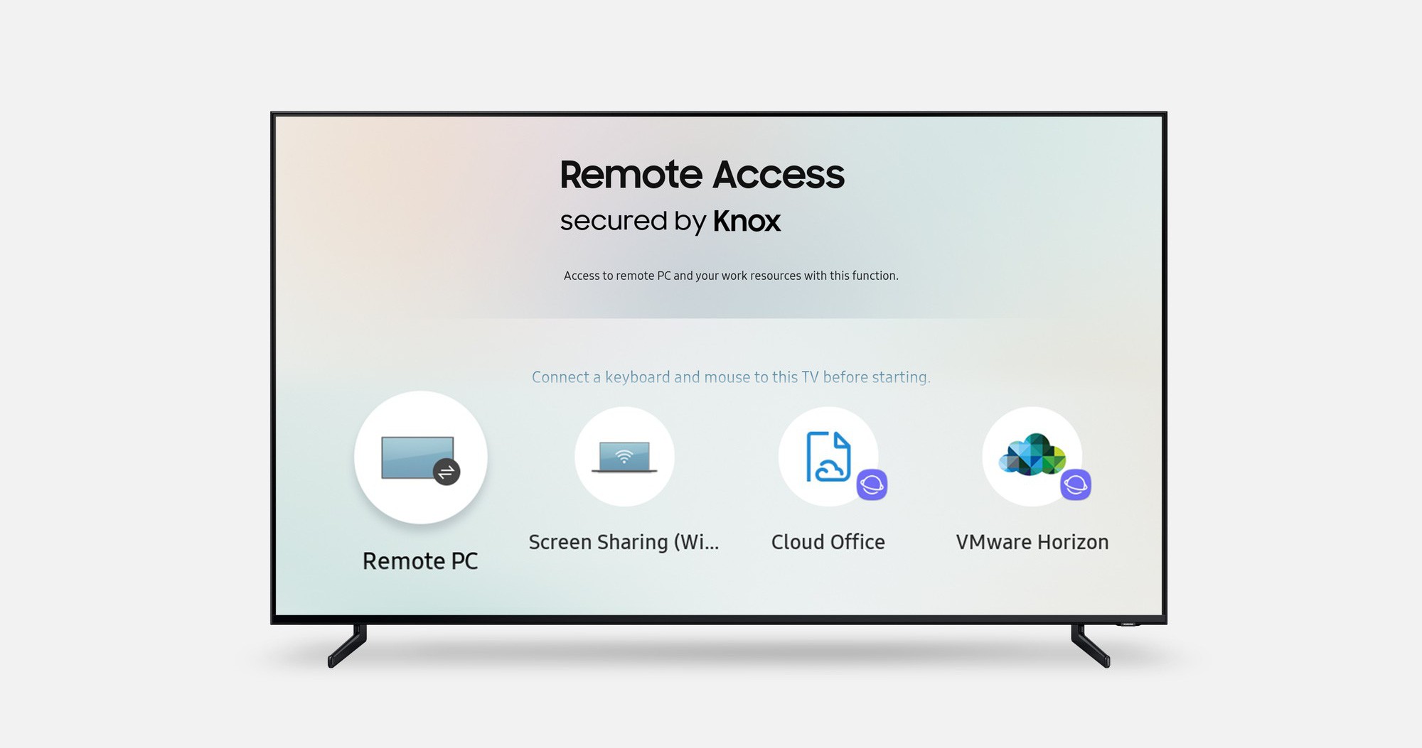 Với tính năng Remote Access, smart TV của Samsung có thể kết nối hoàn ...