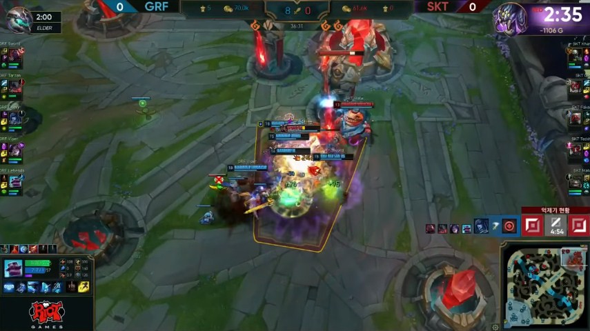 LMHT: Đến Dream Team SKT T1 cũng thua sấp trước một Griffin quá hùng mạnh, ván 1 thậm chí còn ...