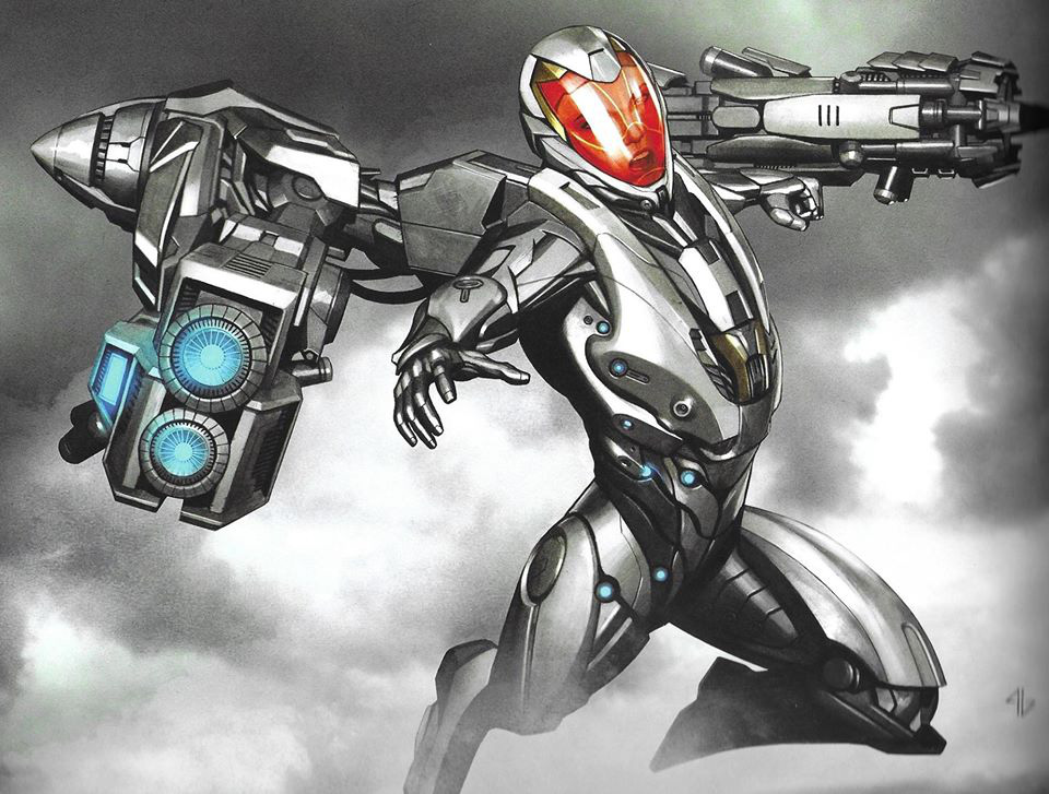 Mãn nhãn khi ngắm những mẫu thiết kế ban đầu của bộ giáp Rescue Armor ...