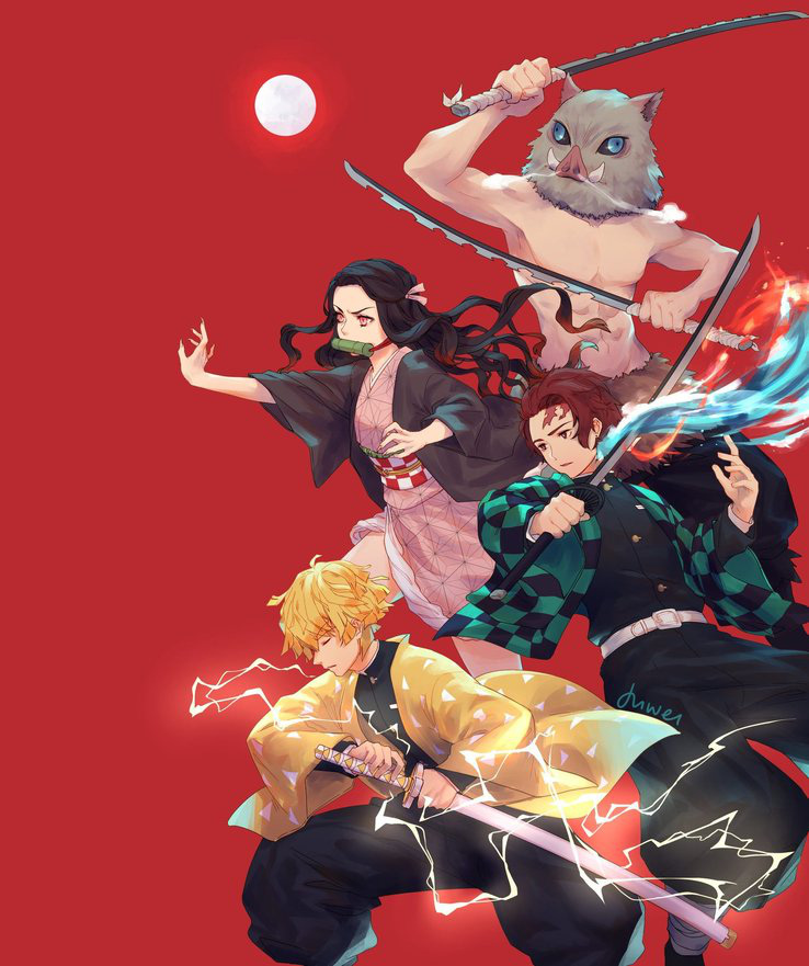 Ngắm loạt fan art tuyệt đẹp về các nhân vật trong Kimetsu no Yaiba