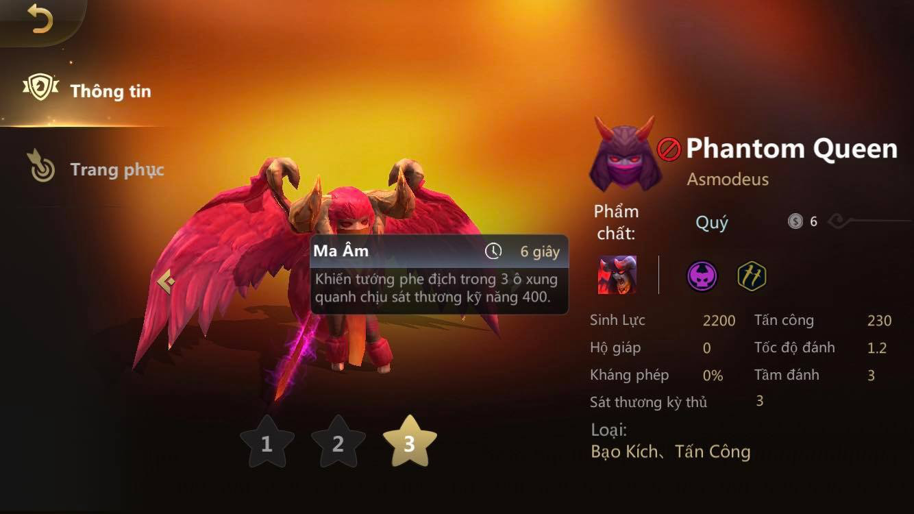 Auto Chess Mobile: Phantom Queen, sự mất mát đáng tiếc của hệ Assassin