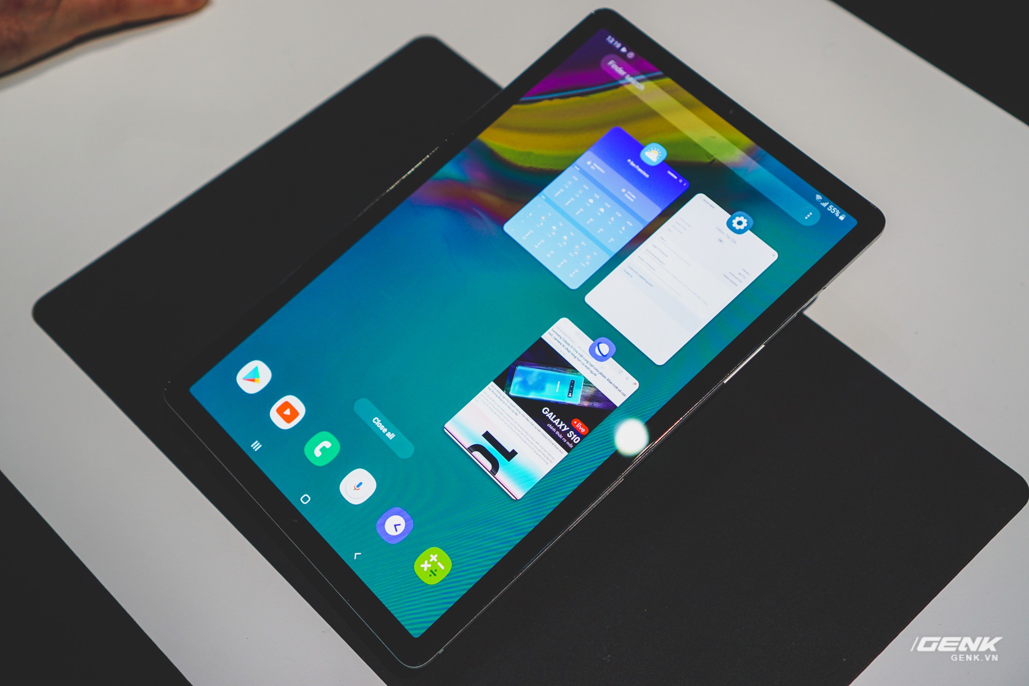 Trên tay Galaxy Tab S5e: Thiết kế giống iPad, chip Snapdragon 670, bỏ ...