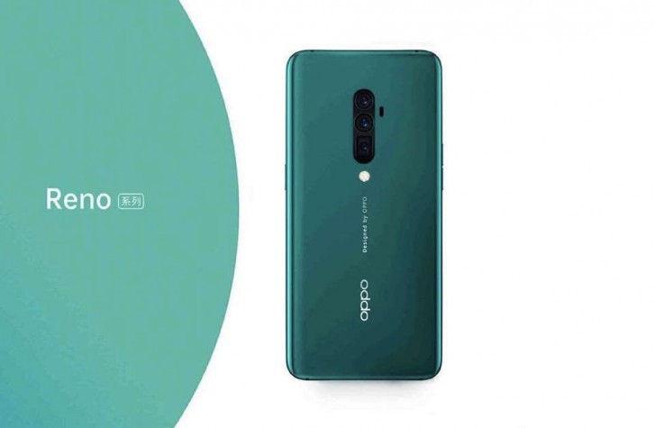 OPPO Reno lộ ảnh render với mặt lưng kính mờ, 3 camera sau, zoom quang ...