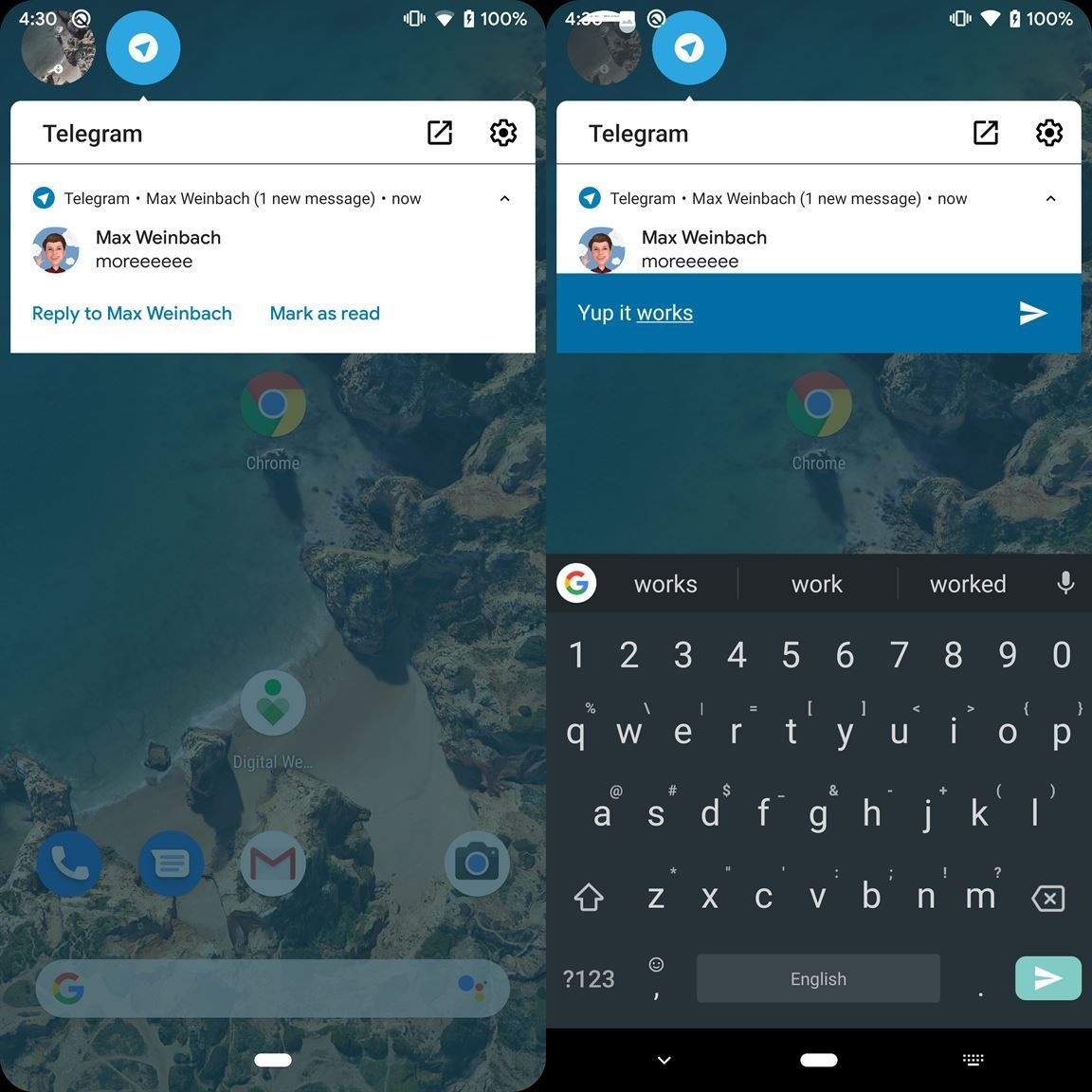 Google thử nghiệm thông báo dạng "bong bóng” giống Facebook Messenger ...
