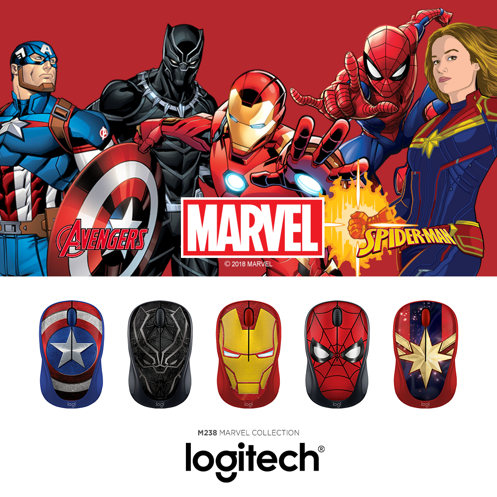 Ăn theo phim siêu anh hùng mới, Logitech lập tức tung ra chuột Captain ...