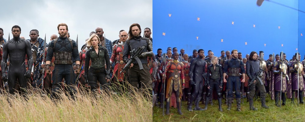 Xem lại hậu trường Infinity War, mới thấy trình hóa thân thượng thừa ...