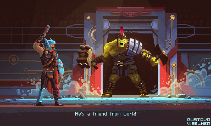 Hoài niệm với những bộ phim kinh điển qua lăng kính pixel-art