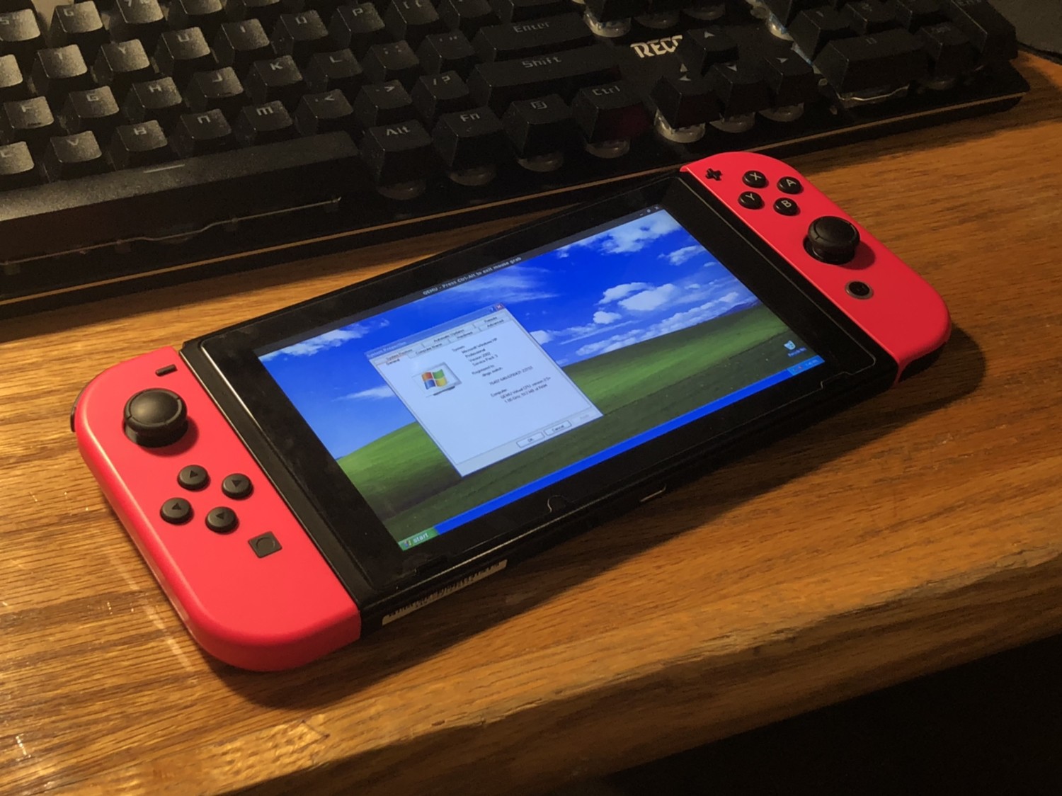 Đã có thể cài Windows XP lên Nintendo Switch, chơi được cả Pinball 3D ...