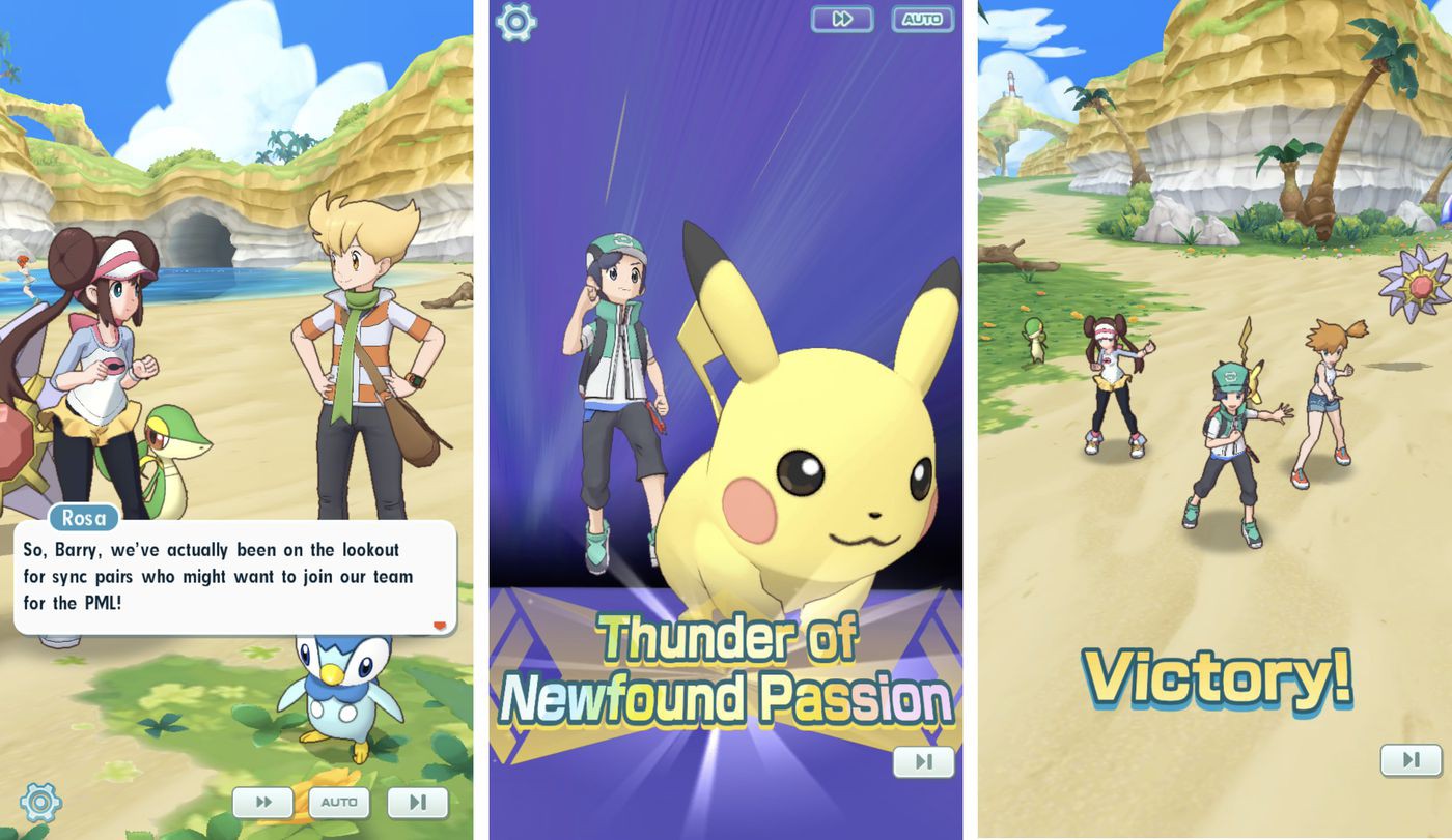 Pokémon Masters - Game mobile đánh theo lượt thể thức 3v3 mở đăng ký trước