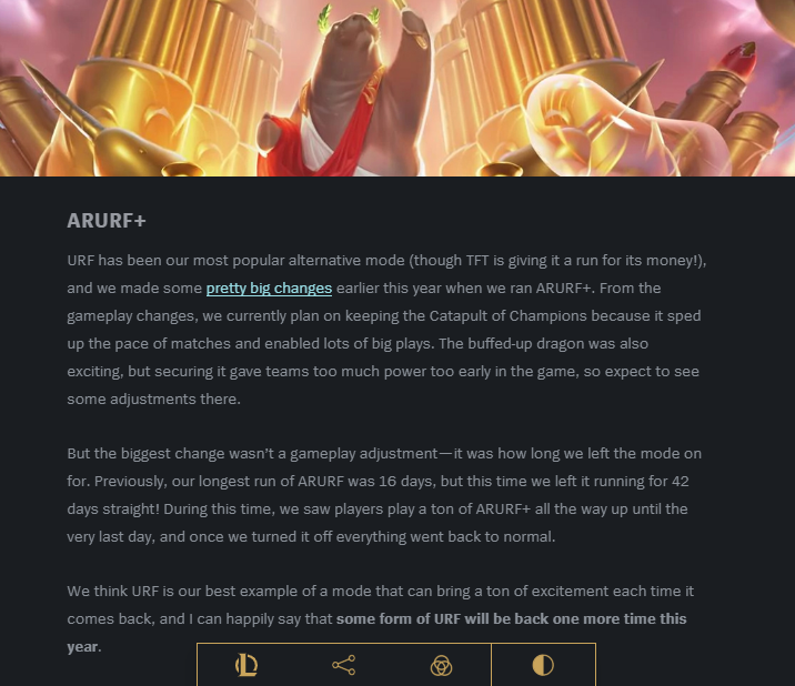 LMHT: Riot xác nhận ARURF sẽ trở lại trong năm 2019, Twisted Treeline ...