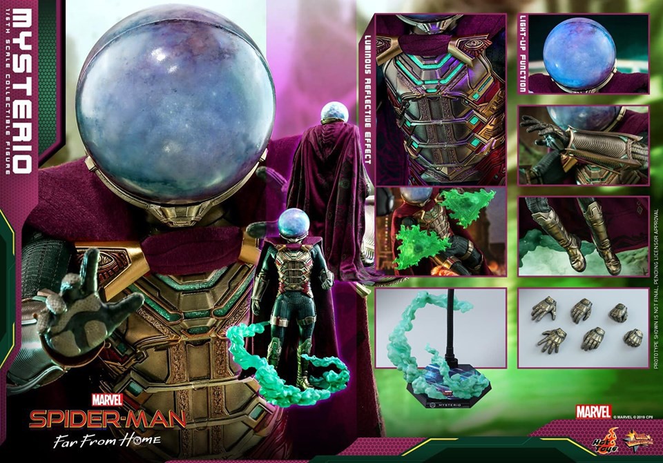 Cận cảnh bộ Hot Toys cực chất của Mysterio - kẻ được mệnh danh là "bậc ...