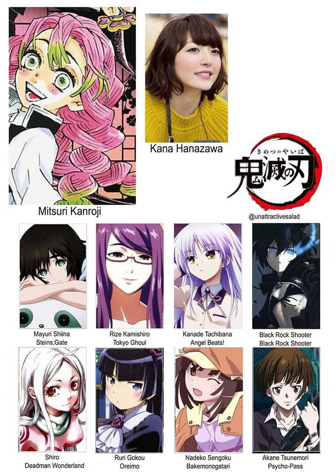 Thật bất ngờ, dàn diễn viên lồng tiếng Kimetsu no Yaiba xinh đẹp và ...