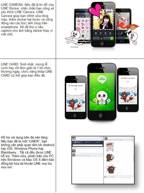 Ứng dụng chat và gọi điện miễn phí LINE Messenger có phiên bản tiếng Việt