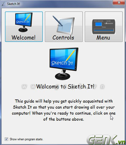 Sketch It – Công cụ hỗ trợ vẽ trực tiếp lên màn hình