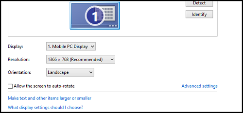 Vô hiệu hóa tính năng Auto-Rotation của Windows RT