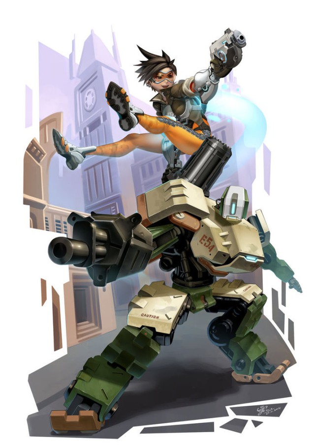 Tiêu điểm tướng Overwatch: Bastion The War Machine, ez rampage, ez game