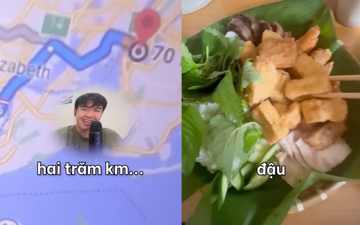 Chàng trai Việt ở Mỹ chi tận 1,6 triệu, đi gần 200km chỉ để ăn bún đậu ...