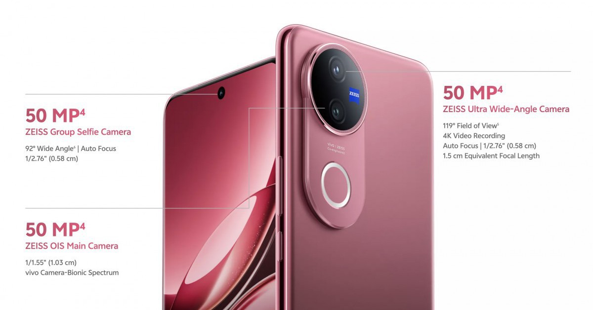 vivo ra mắt điện thoại thiết kế đẹp, 3 camera 50MP, pin 6.000mAh