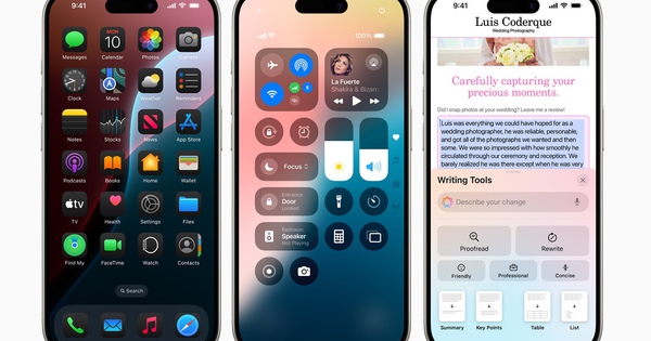 iOS 18 chính thức ra mắt: Tích hợp "AI" Apple Intelligence và ChatGPT, tùy biến giao diện như ...