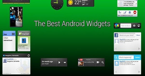 Top 5 widget hữu dụng cho Android