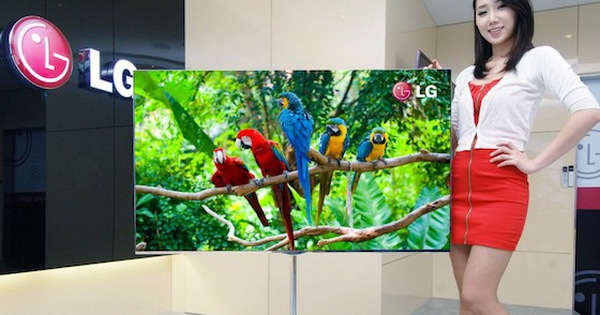LG dùng gáy của tạp chí để quảng cáo cho TV OLED siêu mỏng