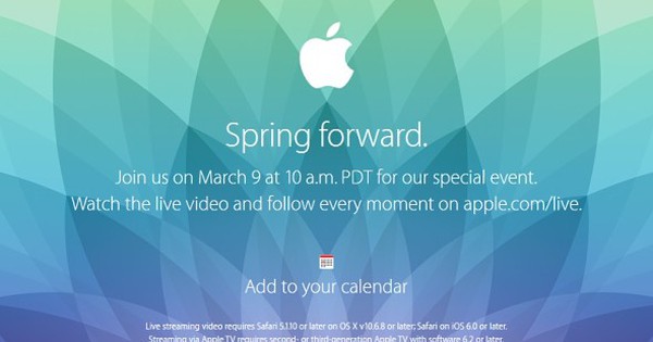 Chờ đợi gì ở sự kiện Spring Foward của Apple vào ngày 09/03