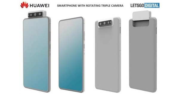 Huawei có thể sẽ ra mắt smartphone với cụm 3 camera lật trong tương lai?