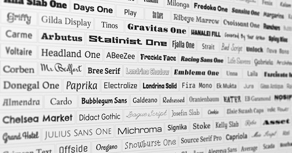 10 Font chữ miễn phí và cực đẹp từ Google thích hợp để bạn sử dụng cho ...