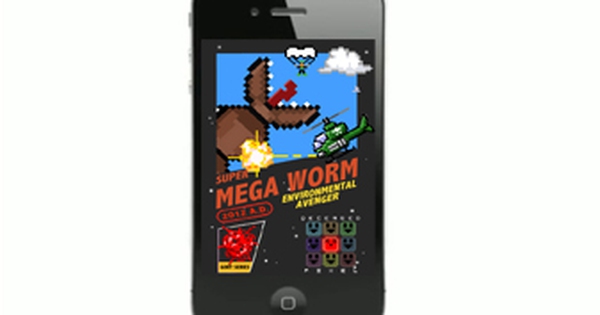 Super Mega Worm: Sâu khổng lồ "quậy phá" iOS