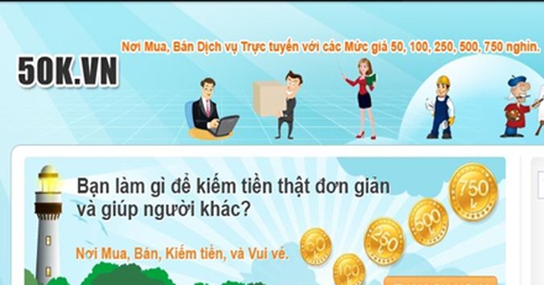 Ý tưởng website một giá 50 ngàn đồng