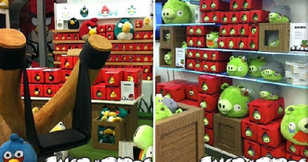 Cửa hàng "chuyên" Angry Birds đầu tiên trên thế giới