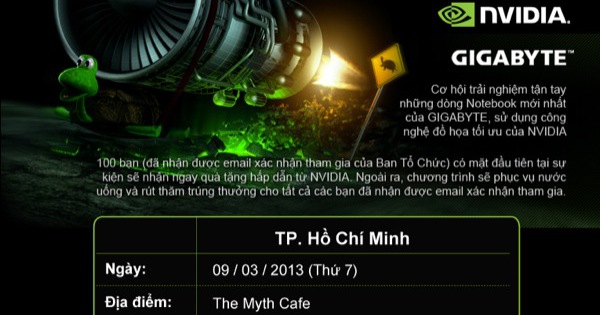 NVIDIA mời offline trải nghiệm công nghệ đồ họa