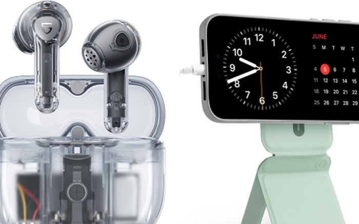 Loạt đồ hay đang sale: Tai nghe trong suốt, máy chiếu mini, máy ảnh ...