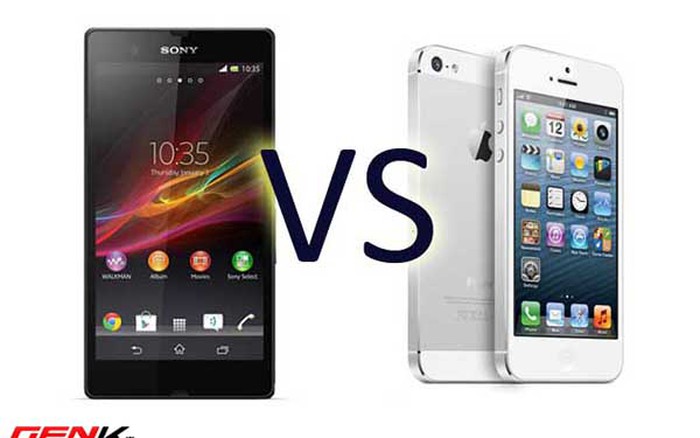 Xperia Z1 Compact Vs Iphone 5s